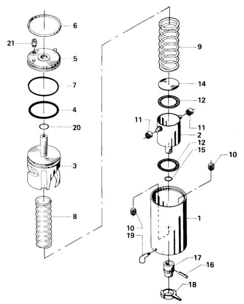 Alfa Laval LKLA-T Actuator Air/Spring | Daken Stainless Products